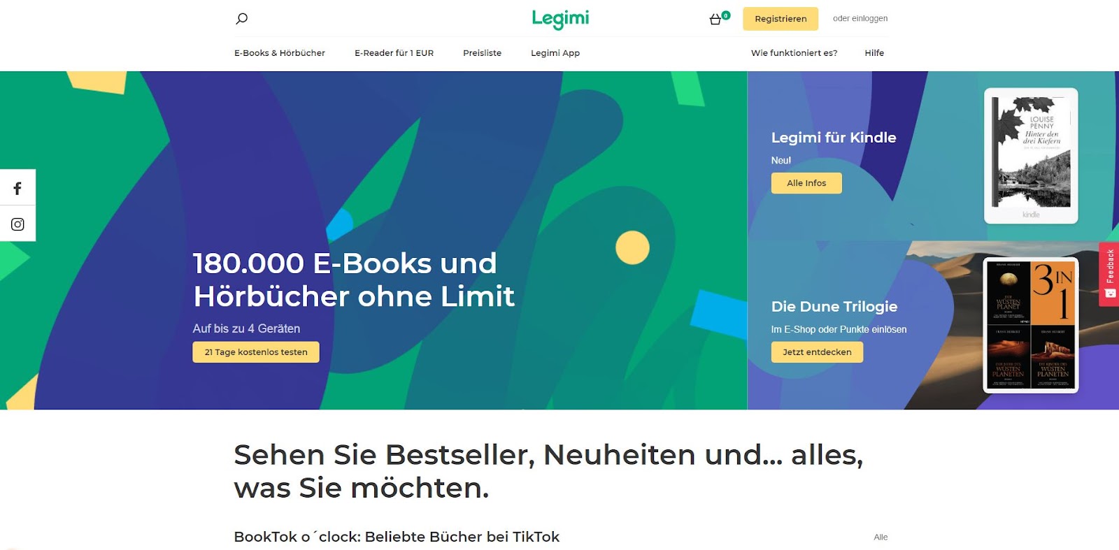 Alles über Legimi (Kosten, Erfahrungen und Gutschein) - hoerbuchheld