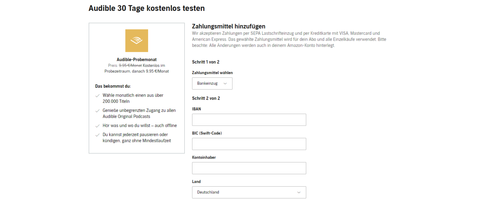 Audible-Login: So kannst du dich anmelden - hoerbuchheld